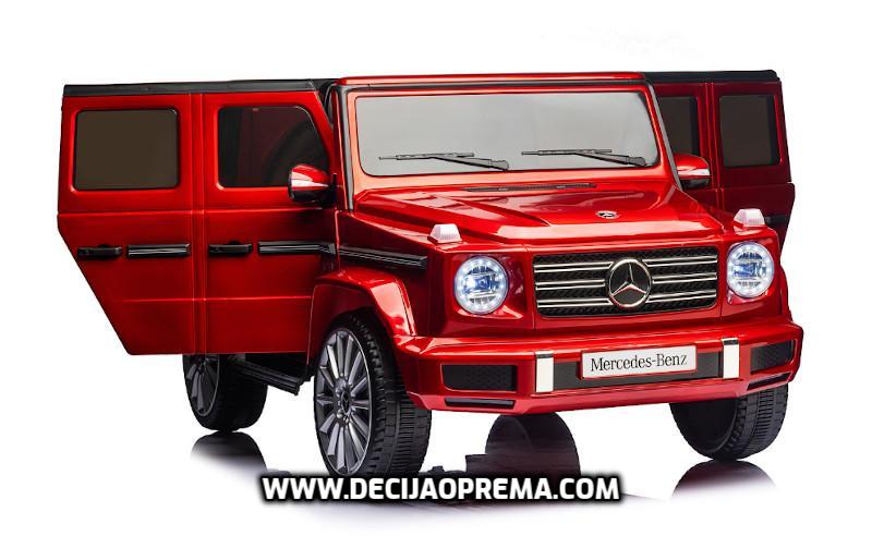 Mercedes G500 Auto na akumulator Metalik Crveni