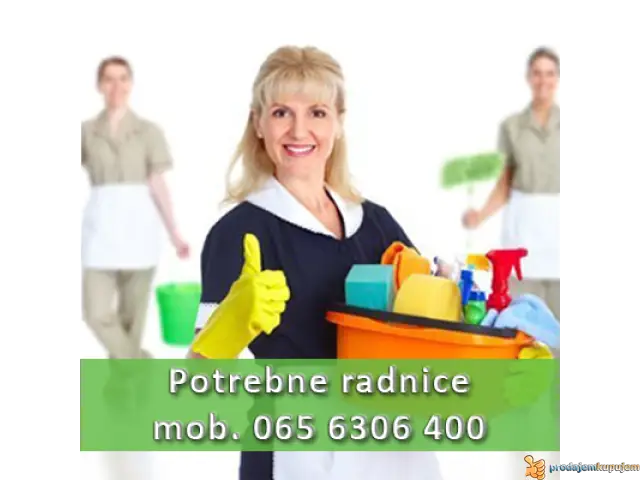 Potrebne radnice za čišćenje