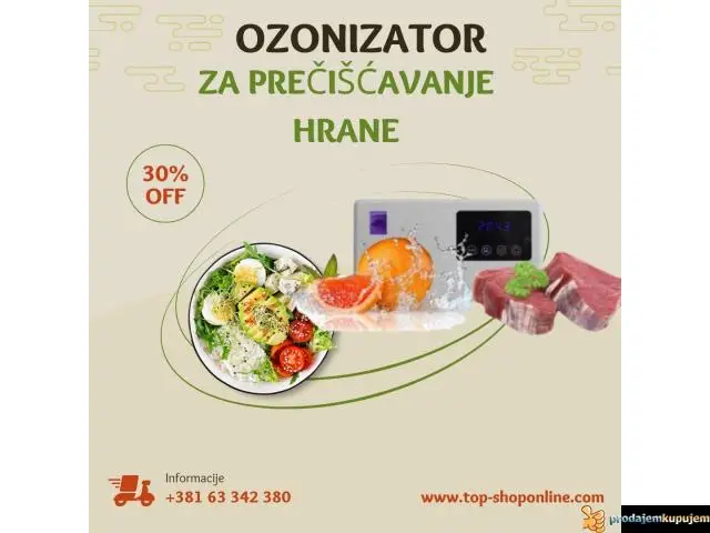 Ozonator Fantastico! Provereno čista i zdrava hrana