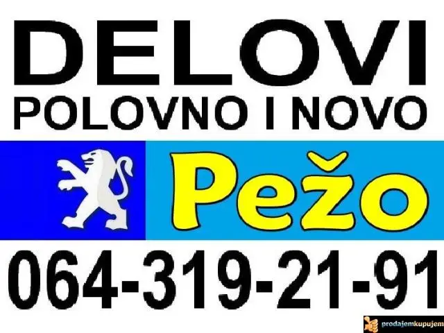 Pežo DELOVI Peugeot