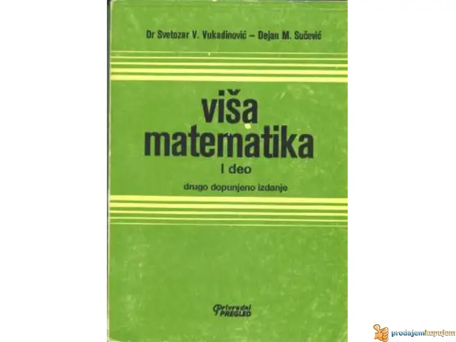 Besplatno
Časovi Više matematika