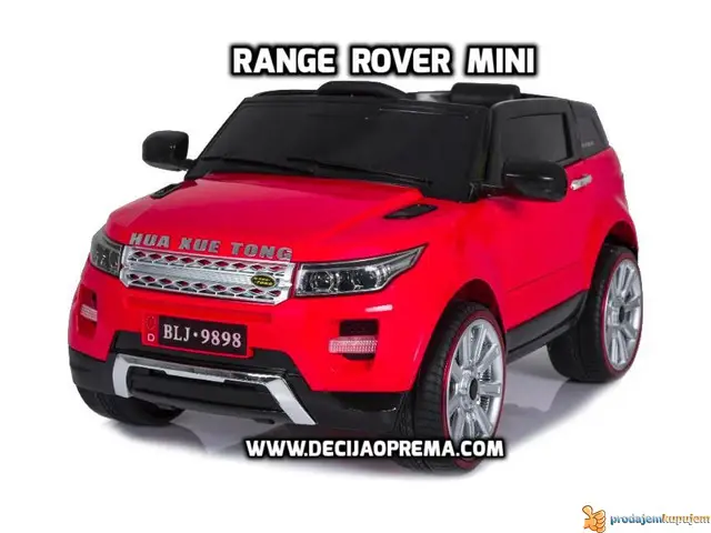 Range Rover Style Mini auto na akumulator 12v za decu Crveni