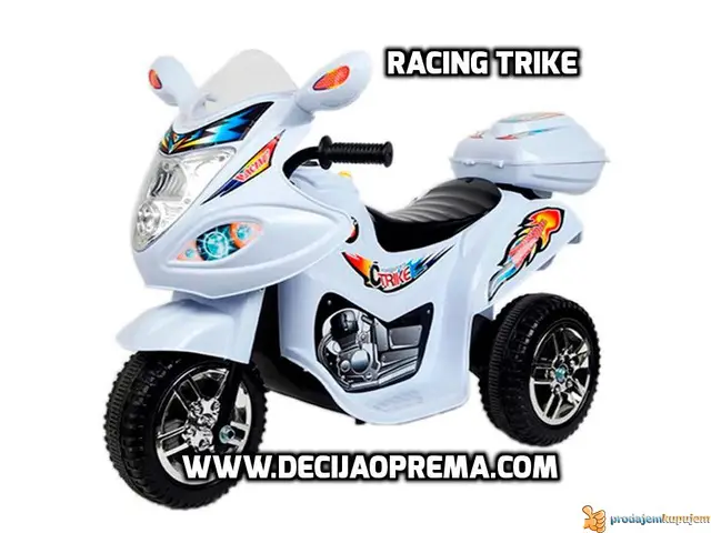 Motor za decu Racing Trike Beli