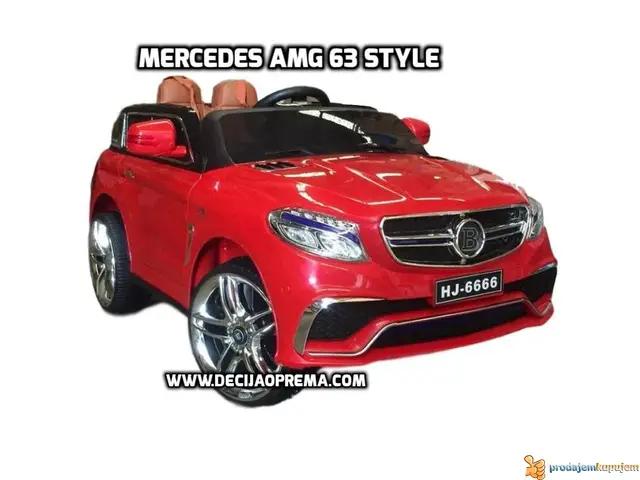 Mercedes AMG Style na akumulator 12V za decu Crveni