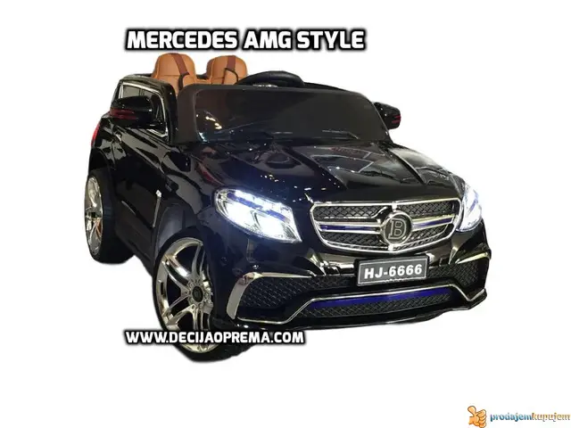 Mercedes AMG Style na akumulator 12V za decu Crni