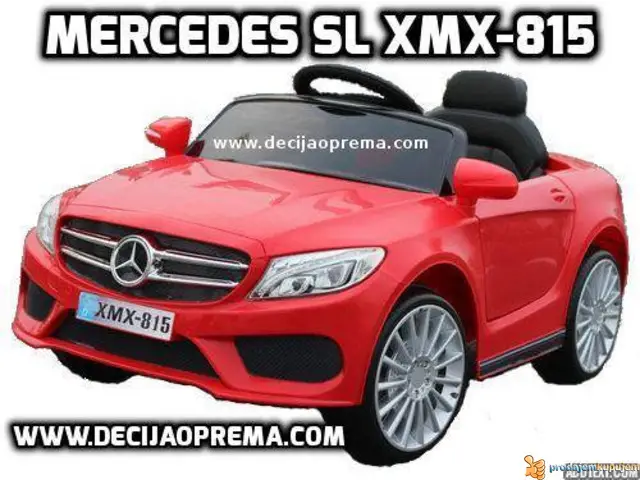 Mercedes SL xmx 815 Auto na akumulator sa daljinskim Crveni