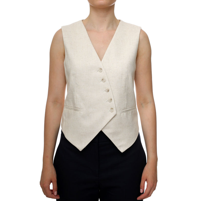 Ženski prsluk Vero Moda Florence Linen Waistcoat