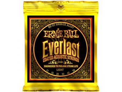 Ernie Ball P02558 Light Everlast Coated 80/20 Bronze 11-52