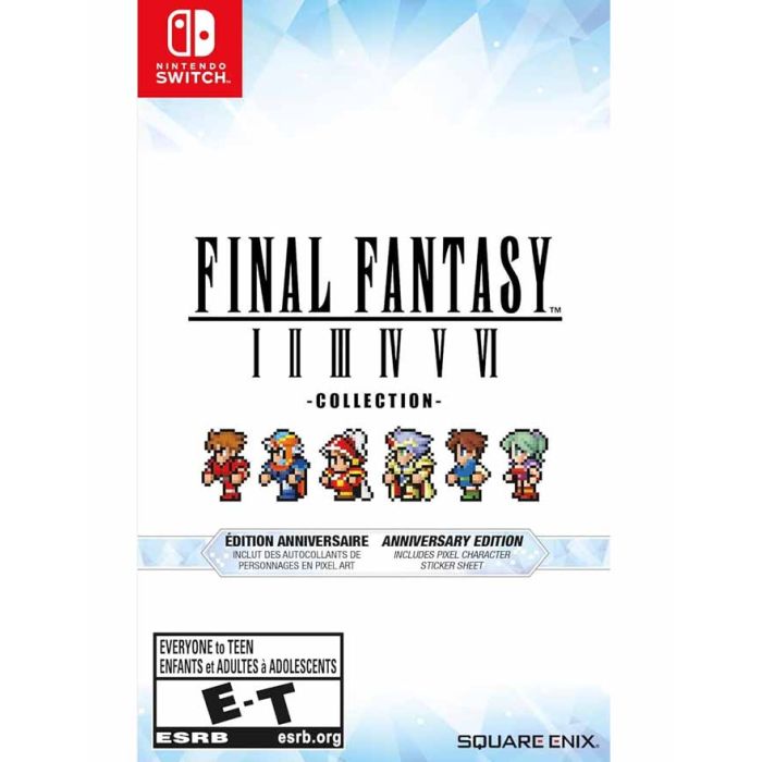 SWITCH Final Fantasy I-VI - Anniversary Edition