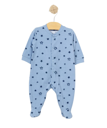 Just Kiddin baby zeka za dečake sa drikerima 3-6 meseci Little Bear Dreams Plava - 17000964