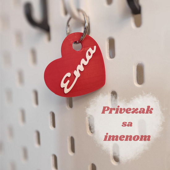 Privezak sa imenom po želji