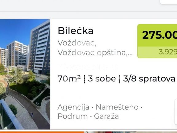 Lux stan 70m2 Vozdovac sa garažom- Vozdove kapije ID#1008