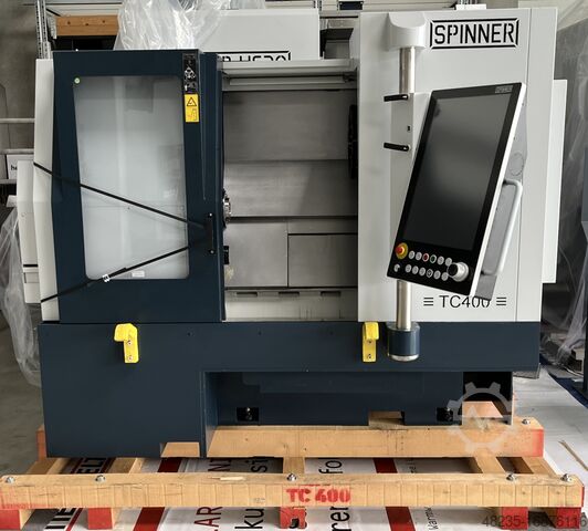 CNC lathe
SPINNER TC400-52-MC Siemens SPIOS 24" Touch