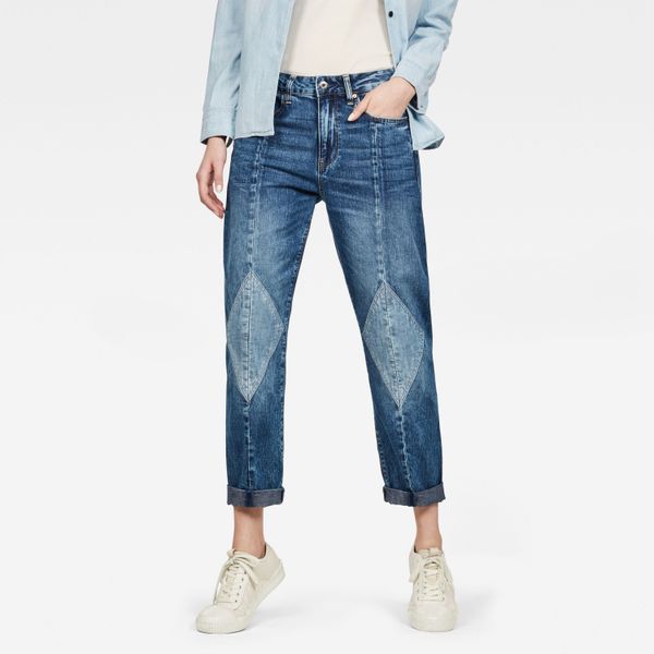 JEANS - G-STAR 3301-L MID BOYFRIEND WMN DIAMOND BLUE