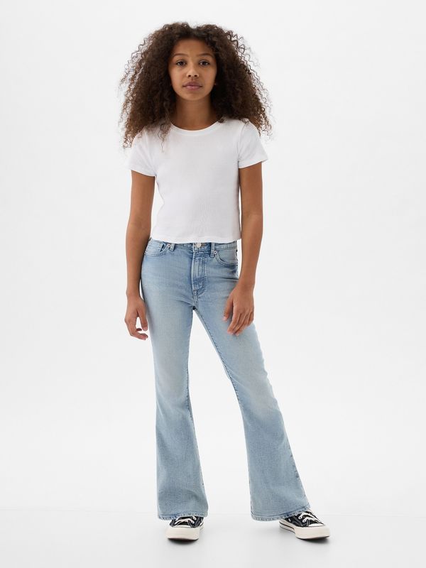 GAP CHILDREN'S JEANS HIGH RISE '70S FLARE - GIRLS