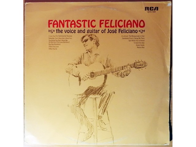 LP JOSE FELICIANO - Fantastic Feliciano (1974) GER, NM