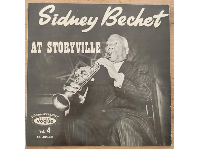 Sidney Bechet – At Storyville