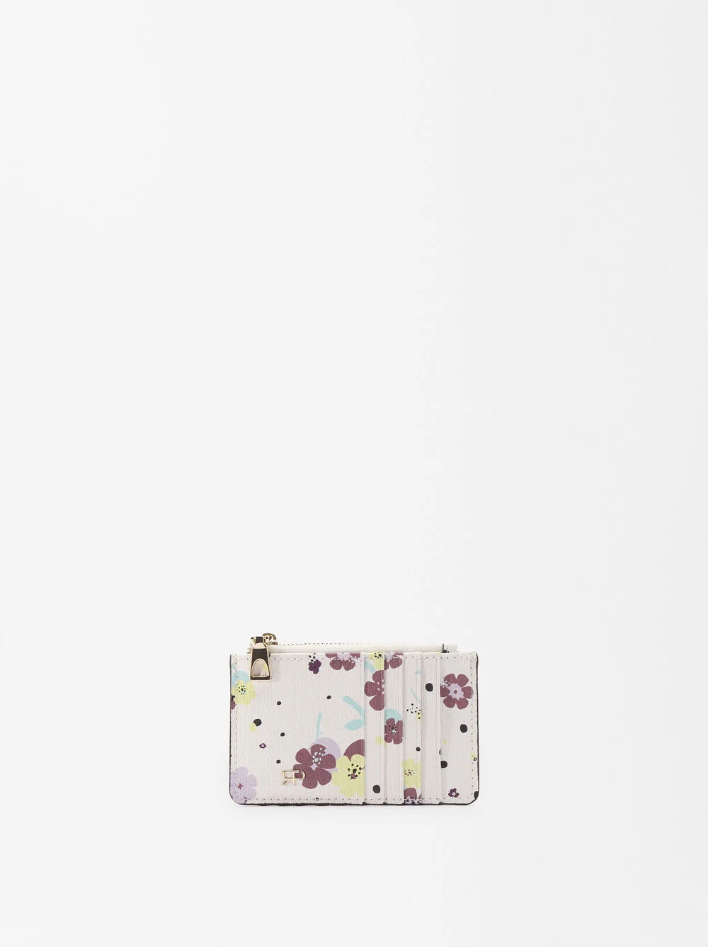 Floral Print Card Holder