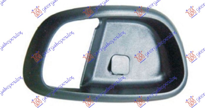 OKVIR KVAKE PRED/ZADNJ. VRATA UNUTR. CRNA Leva str. HYUNDAI i10 (2007-2010) (OEM: 82611-0X0004X, 826110X0004X)