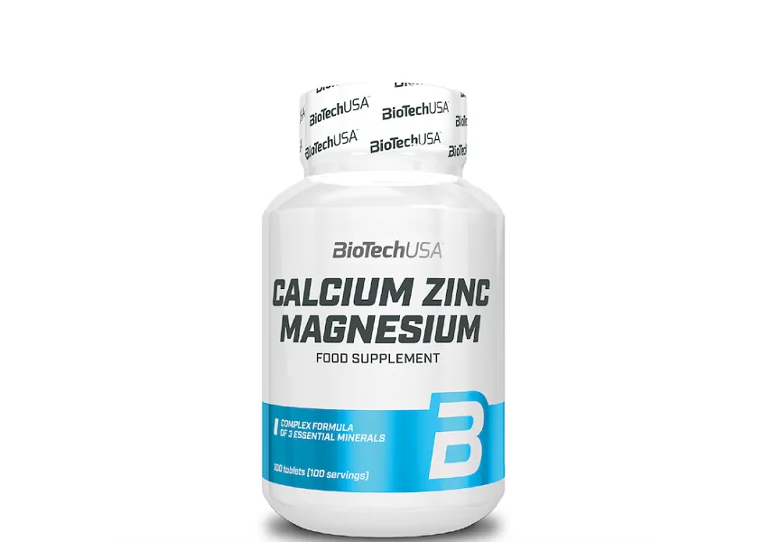 Biotech Calcium Zinc Magnesium - 100 tabl