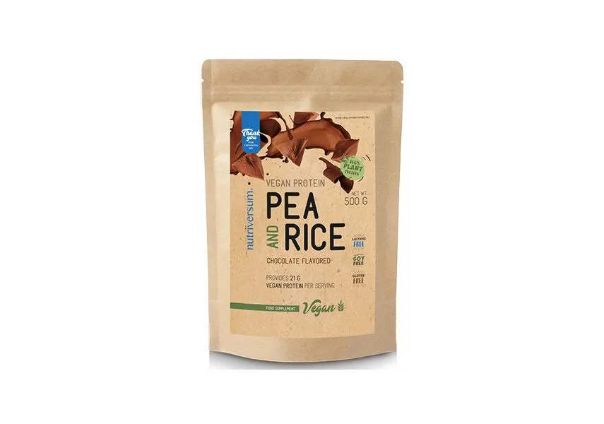 Nutriversum Vegan Pro Pea And Rice 500 gr