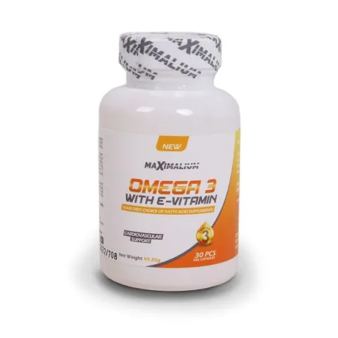 Maximalium Omega 3 + Vitamin E - 100 gelkaps