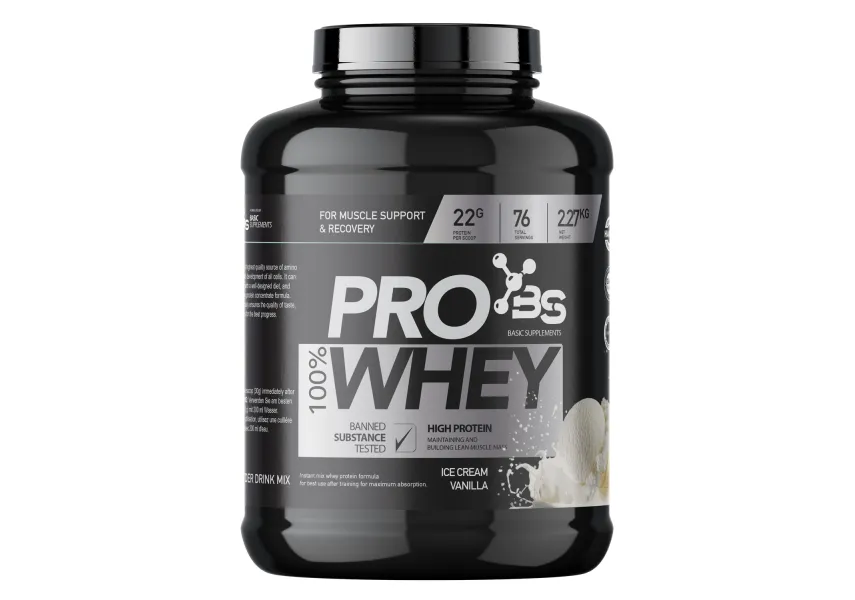 Basic Supplements 100% PRO Whey Protein - 2270 gr