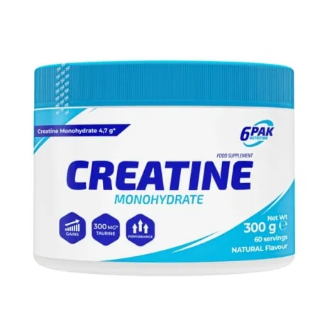 6PAK Creatine monohydrate 300g