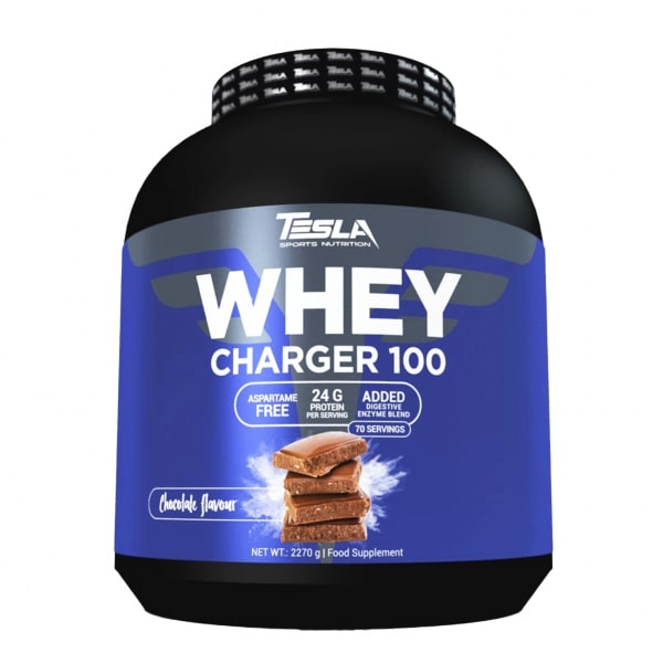 Tesla Whey Charger 100 Protein, 2270gr