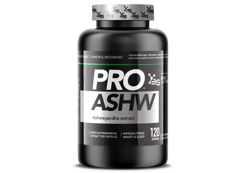 Basic Supplements Ashwagandha PRO 120 kapsula