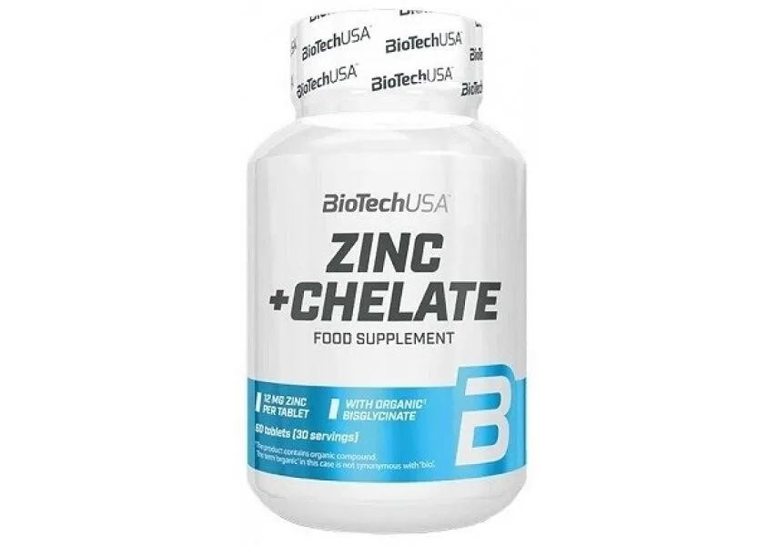 Biotech Zinc+Chelate - 60 tab