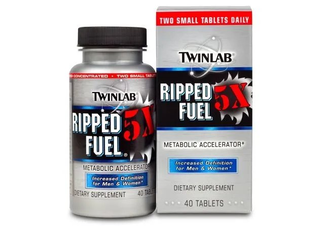 Twinlab Ripped Fuel 5X, 40 tableta(1+1 gratis)