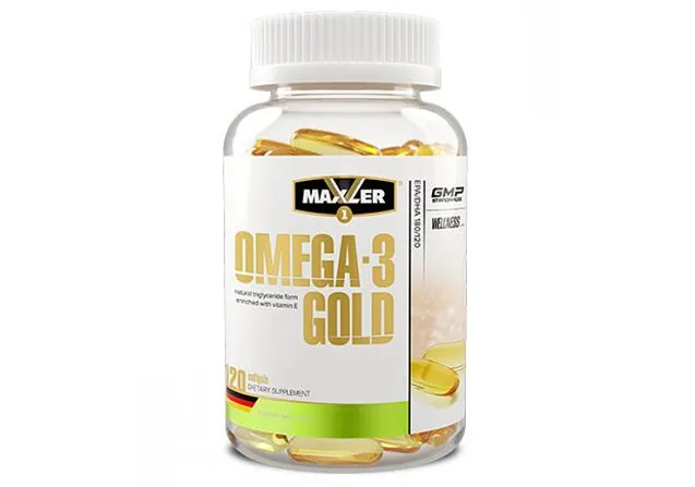 Maxler Omega-3 Gold, 120 gelkapsula