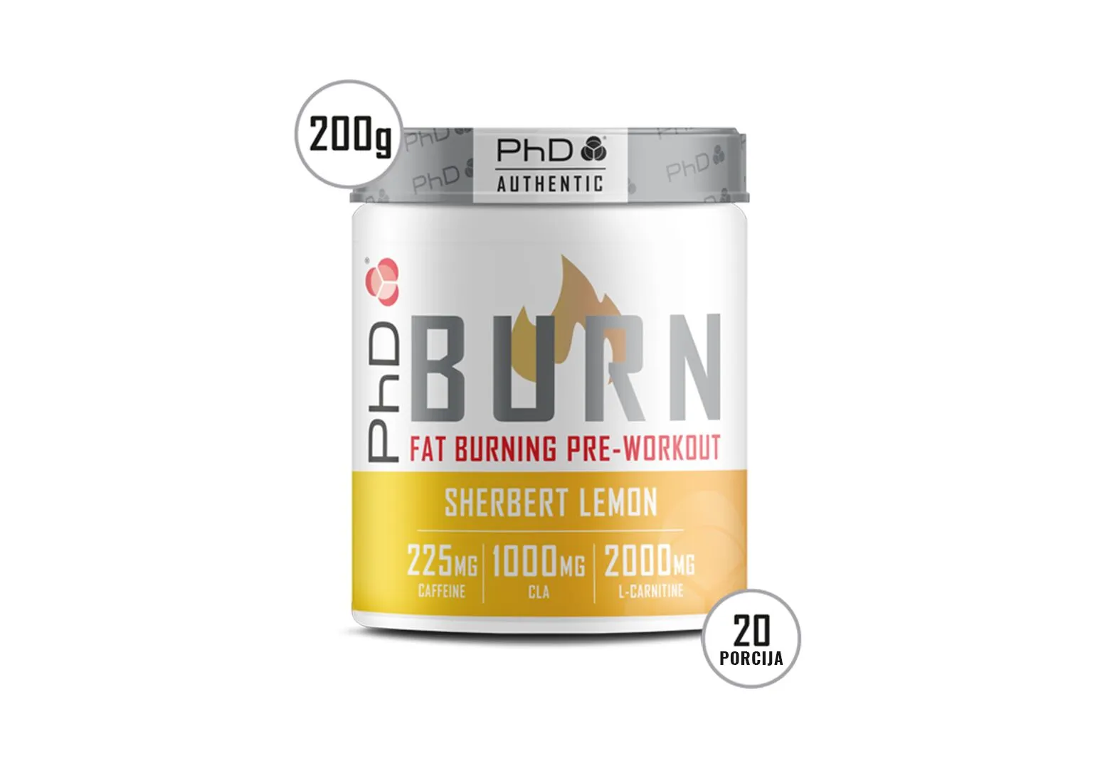 Phd Pre-Wkt BURN, 200gr