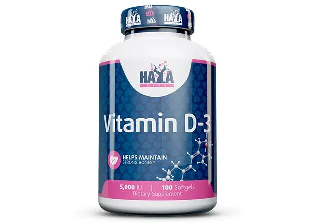 Haya Vitamin D-3 5000, 100gelkaps