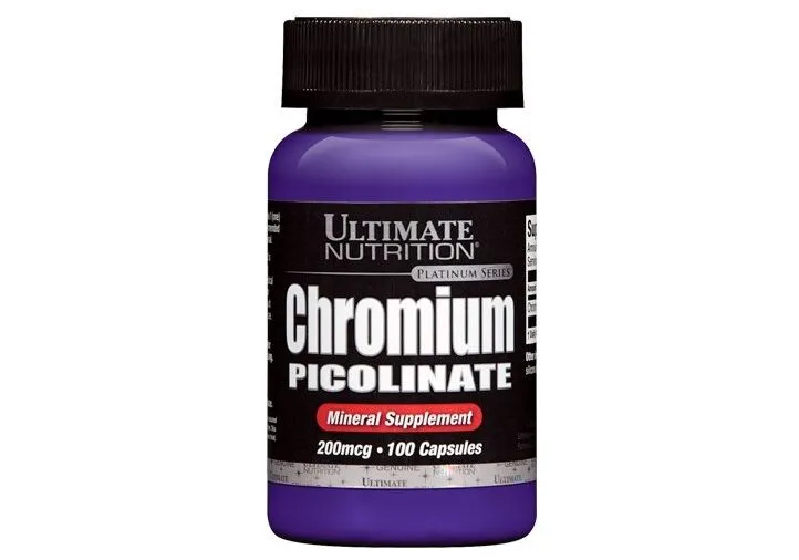 Ultimate Chromium Picolinate 200mcg, 100kaps