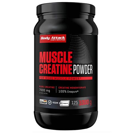 Body Attack Muscle Creatine Powder ,1000 gr