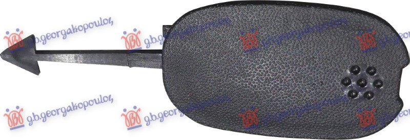 POKLOPAC KUKE ZADNJEG BRANIKA CRNI -07 Desna str. VW TOUAREG (2003-2010) (OEM: 7L6 807 450 A, 7L6 807 450 A 9B9, 7L6807450A)