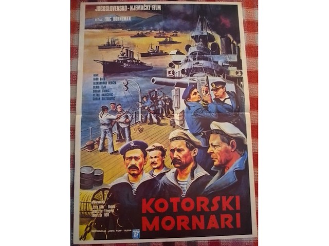 plakat + 3 mini plakata KOTORSKI MORNARI