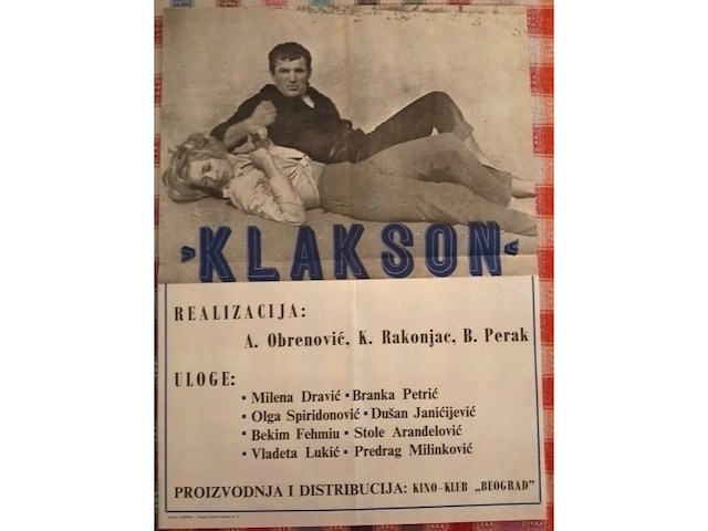 plakat KLAKSON