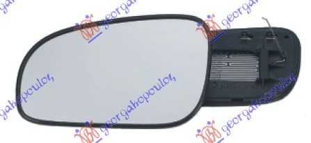 STAKLO RETROVIZORA SA GREJACEM -03 (ASFERICNO) Leva str. VOLVO S60 (2000-2010) (OEM: 9203118)