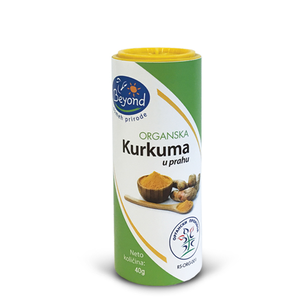Kurkuma organska prah