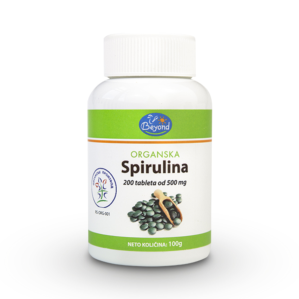 Spirulina organska tablete