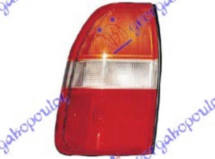 STOP LAMPA KOMPLET (ZUTI MIGAVAC) (TAJLAND) Leva str. MITSUBISHI P/U L200 (1999-2001) (OEM: MR109127)