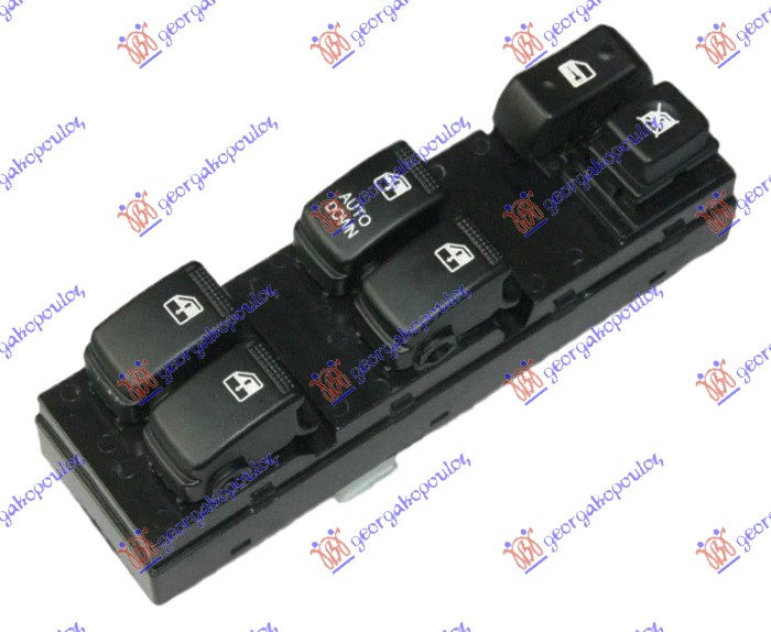 PREKIDAC U PRED. VR. (4) 16 PIN AUTODOWN Leva str. HYUNDAI iX35/TUCSON (2010-2015) (OEM: 93570-2S150, 935702S150)