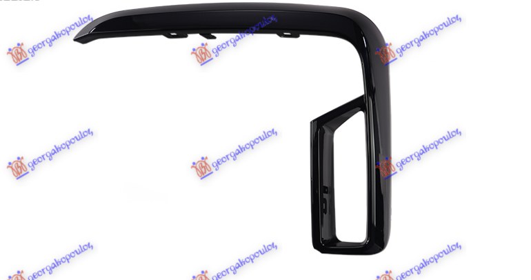 LAJSNA RESETKE PREDNJEG BRANIKA SJAJ-CRNA (M-SPORT) Leva str. BMW SERIES 7 (G11/G12) (2019-2022) (OEM: 51118079587)