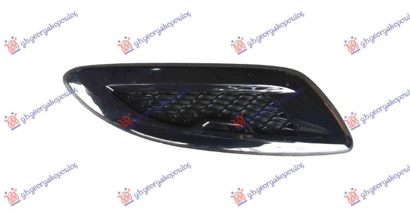 RESETKA NA HAUBI CRNA Leva str. RANGE ROVER EVOQUE (2011-2015) (OEM: LR032306)