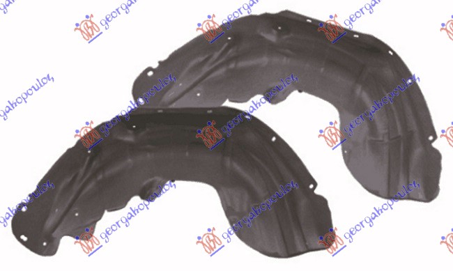 ZADNJE POTKRILO PLASTICNO Leva str. JEEP GRAND CHEROKEE (2011-2014) (OEM: 57010711AI)