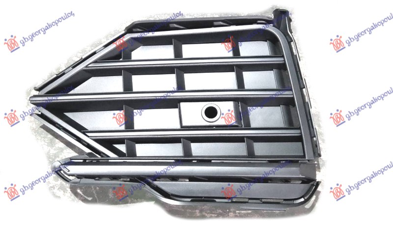 RESETKA PREDNJEG BRANIKA SA CRNOM LAJSNAOM (PDS SENZOR) Leva str. VW TOUAREG (2018-) (OEM: 760 853 661 A 9B9, 760853661A9B9)