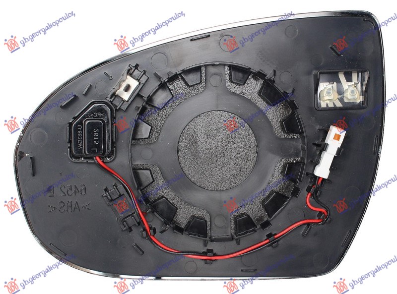 STAKLO RETROVIZORA SA GREJACEM (MRTAV UGAO) (KONVEKSNO STAKLO) Desna str. HYUNDAI TUCSON (2015-2018) (OEM: 87621-D7020, 87621D7020)